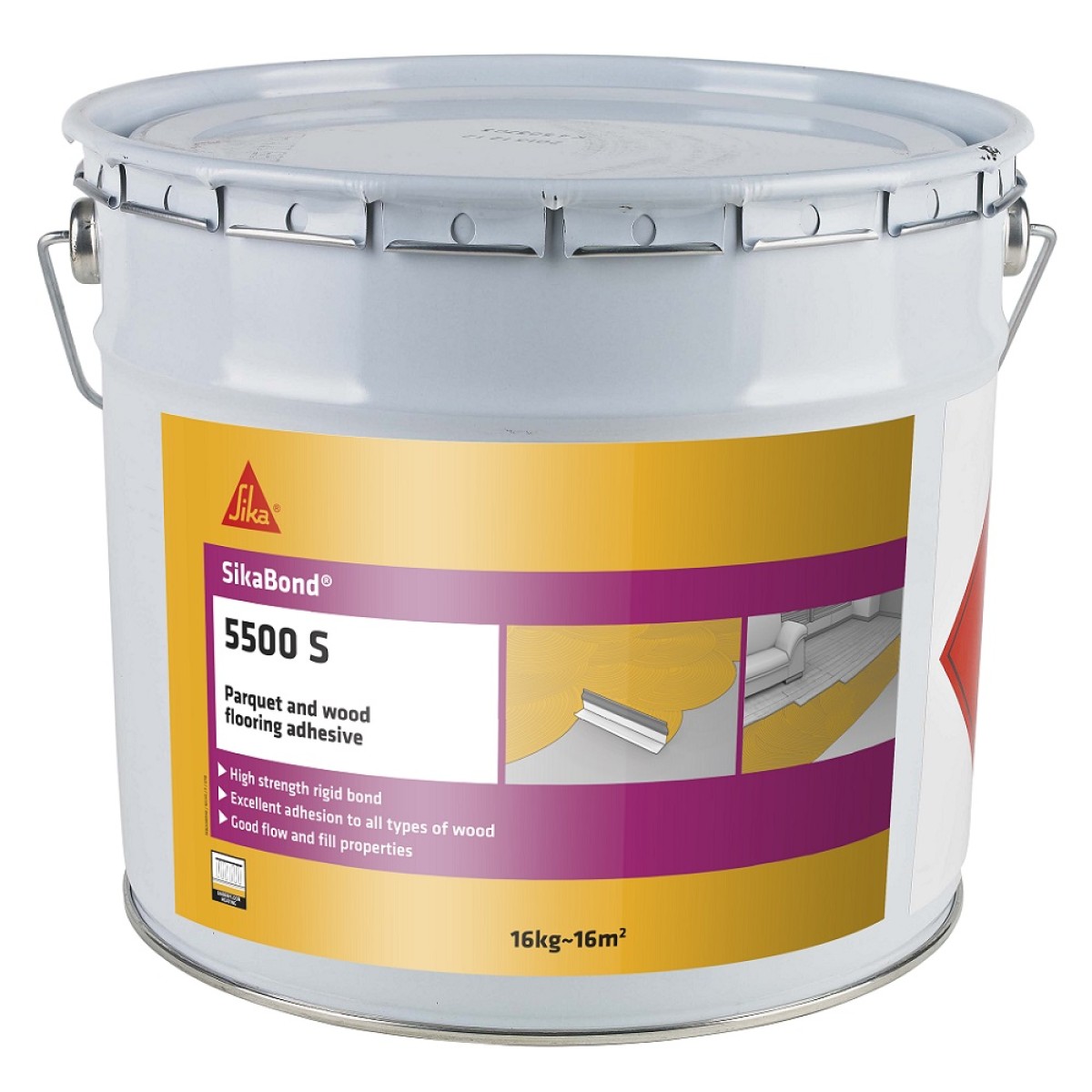 Sika SikaBond 5500 s Solvent Based Wood Flooring Adhesive 5500S ...