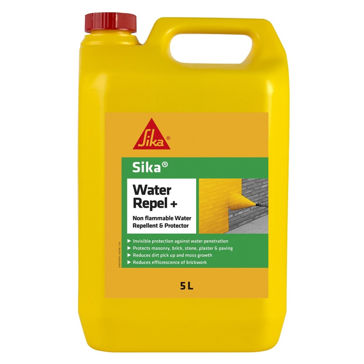 Sika Water Repel + Concrete Masonry Water Repellent Protector 5 Litre ...