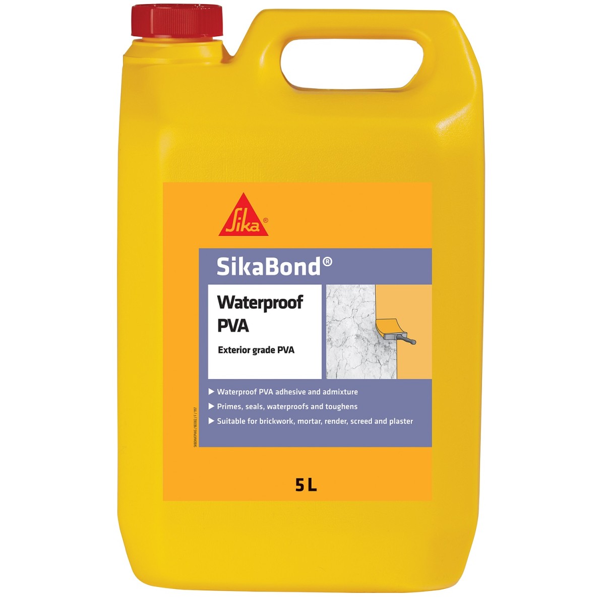 Sika Sikabond Waterproof PVA Int External 5 Litre 183382 | Sealants and Tools Direct