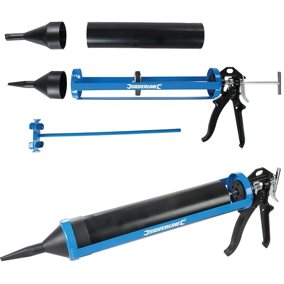 Silverline Mortar Joint Pointing Gun Kit 794339| Sealants and Tools Direct