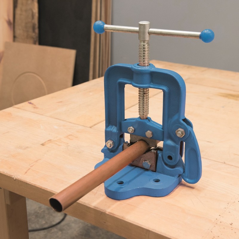 Silverline Plumbers Hinged Clamping Pipe Tube Clamp Vice 609150 ...
