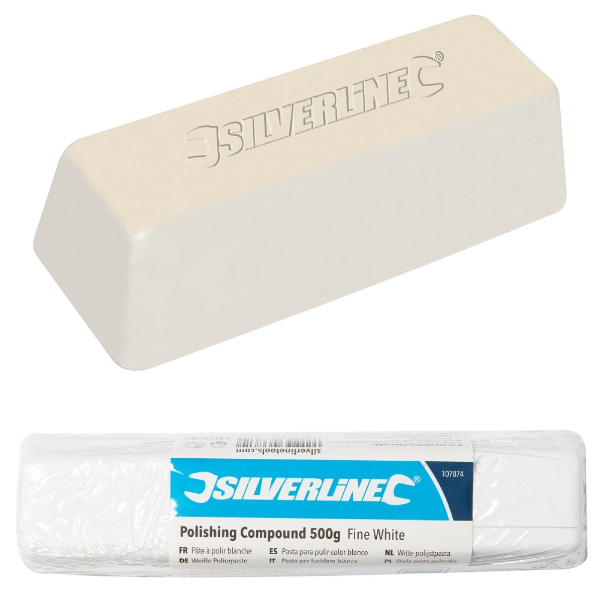 Silverline Polishing Polish Cutting Compound 500g Fine White - 107874 ...