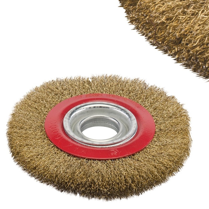 Wire Wheel For Drill Bench Grinder Wheels: Wire Wheel, 200mm X 20mm For ...