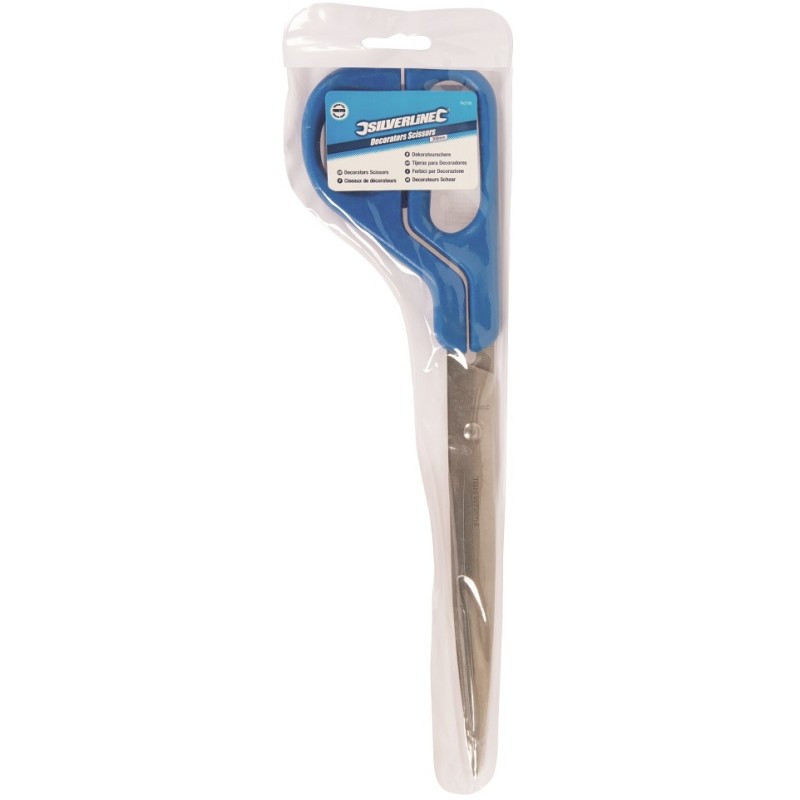 Silverline Stainless Steel Decorators Wallpaper Scissors 12 inch 793756 ...