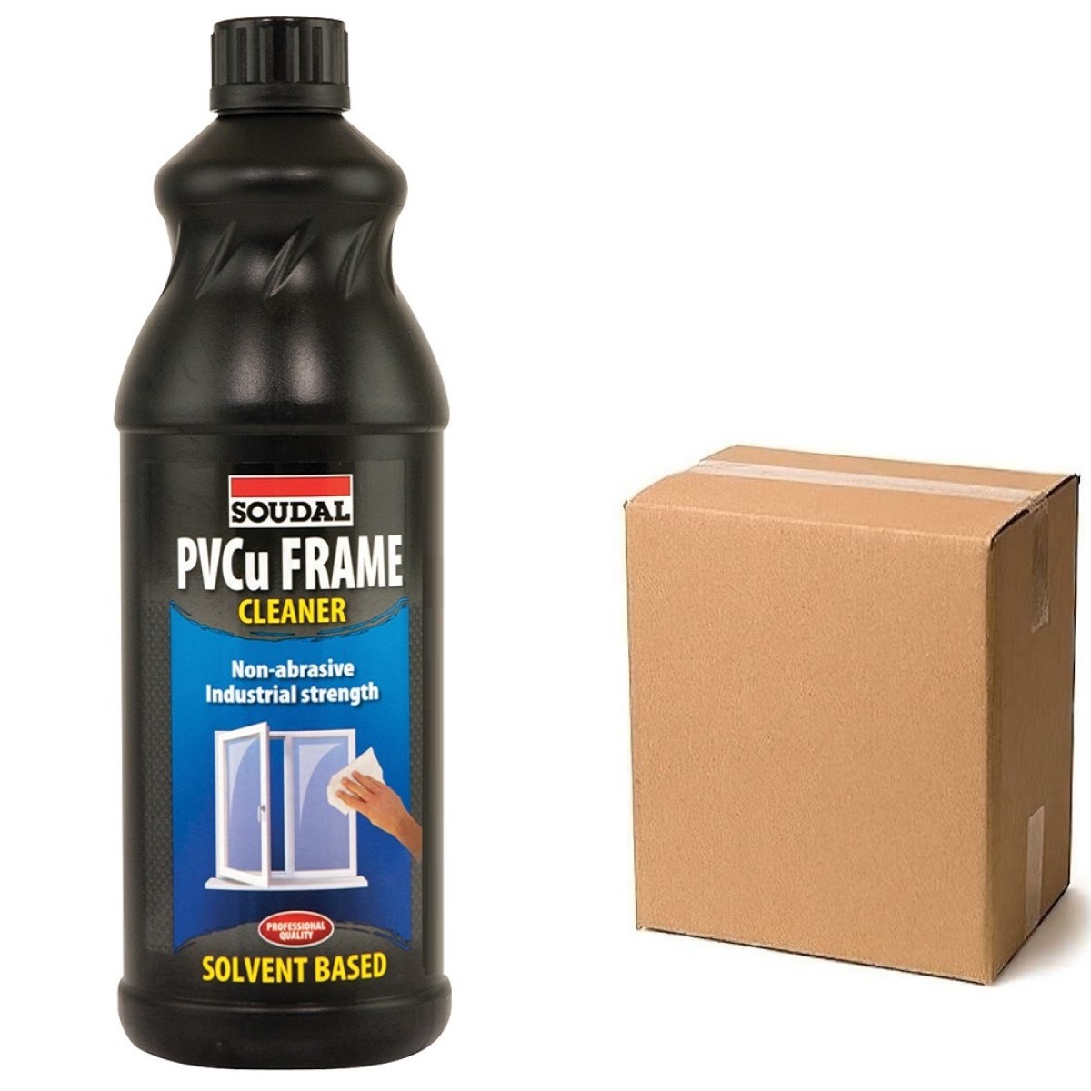 Soudal Solvent Cleaner Frame PVCU PVC Plastic 113621 Box of 12 ...