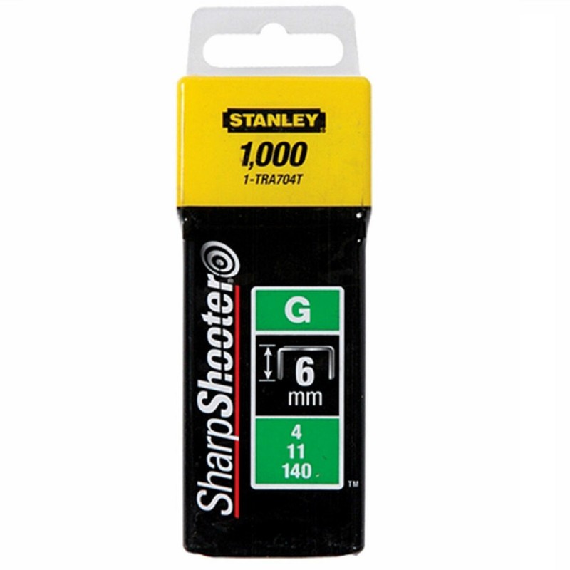 Stanley TRA7 Stapler Tacker 140 Staples 6mm TRA704T 4 11 40 Type G ...