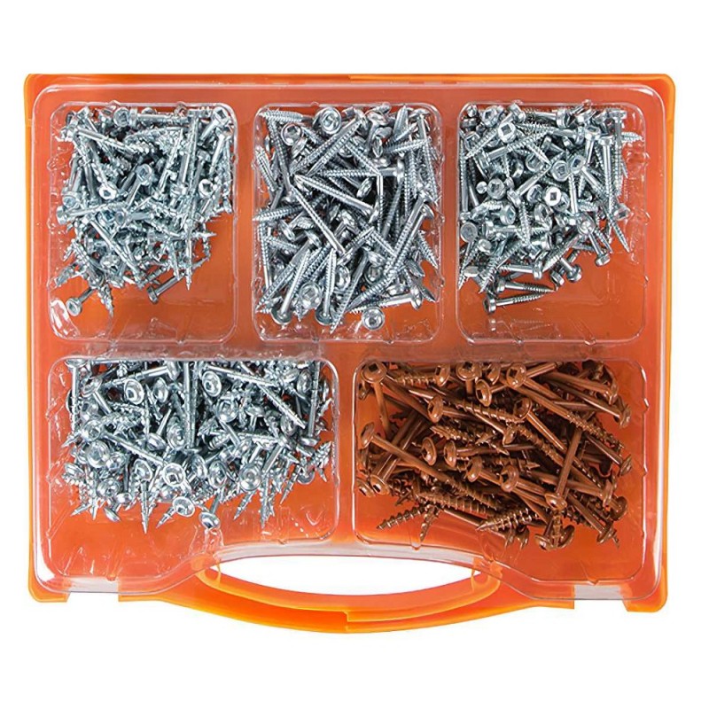 Triton Pocket Hole Screw 675pc Mixed Size Type Set 696117 | Sealants ...