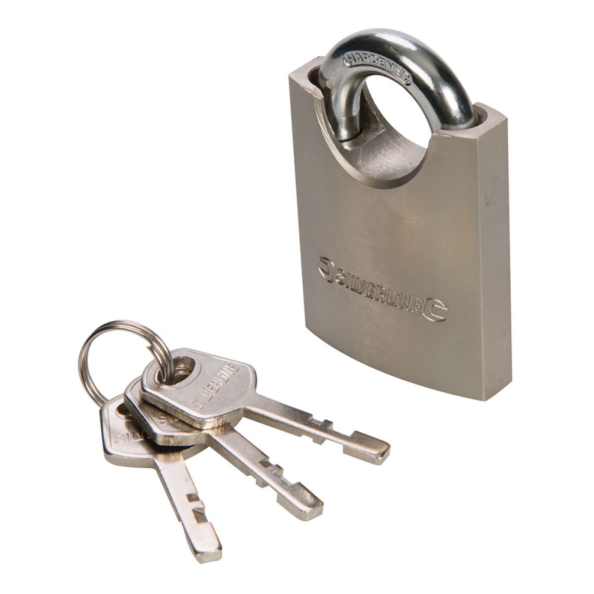 Silverline Shrouded High Security Padlock 50mm 298532 | Sealants and ...